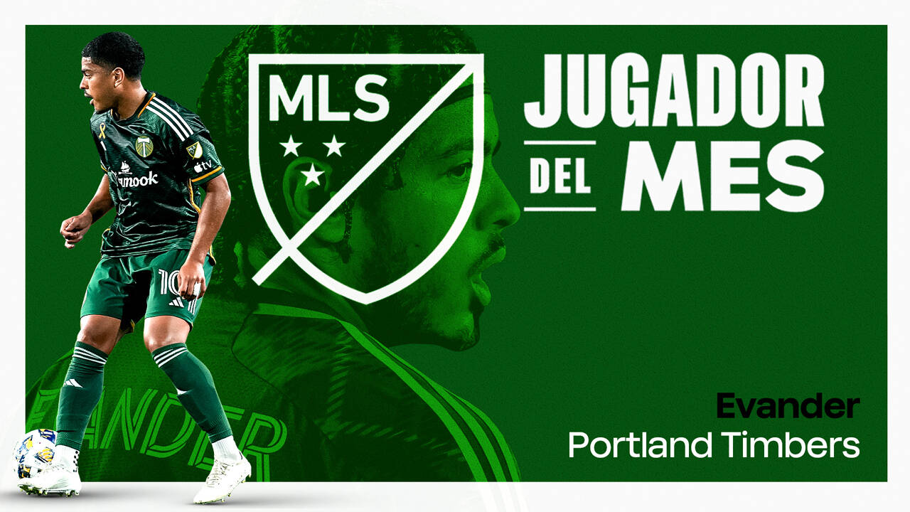 Evander, mediocampista de Portland Timbers, es nombrado Jugador del Mes ...